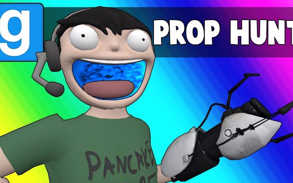 【Vanoss Gaming】中文：Gmod獵殺模式 - 傳送門地圖！【火箭龜翻譯】_哔哩哔哩_bilibili