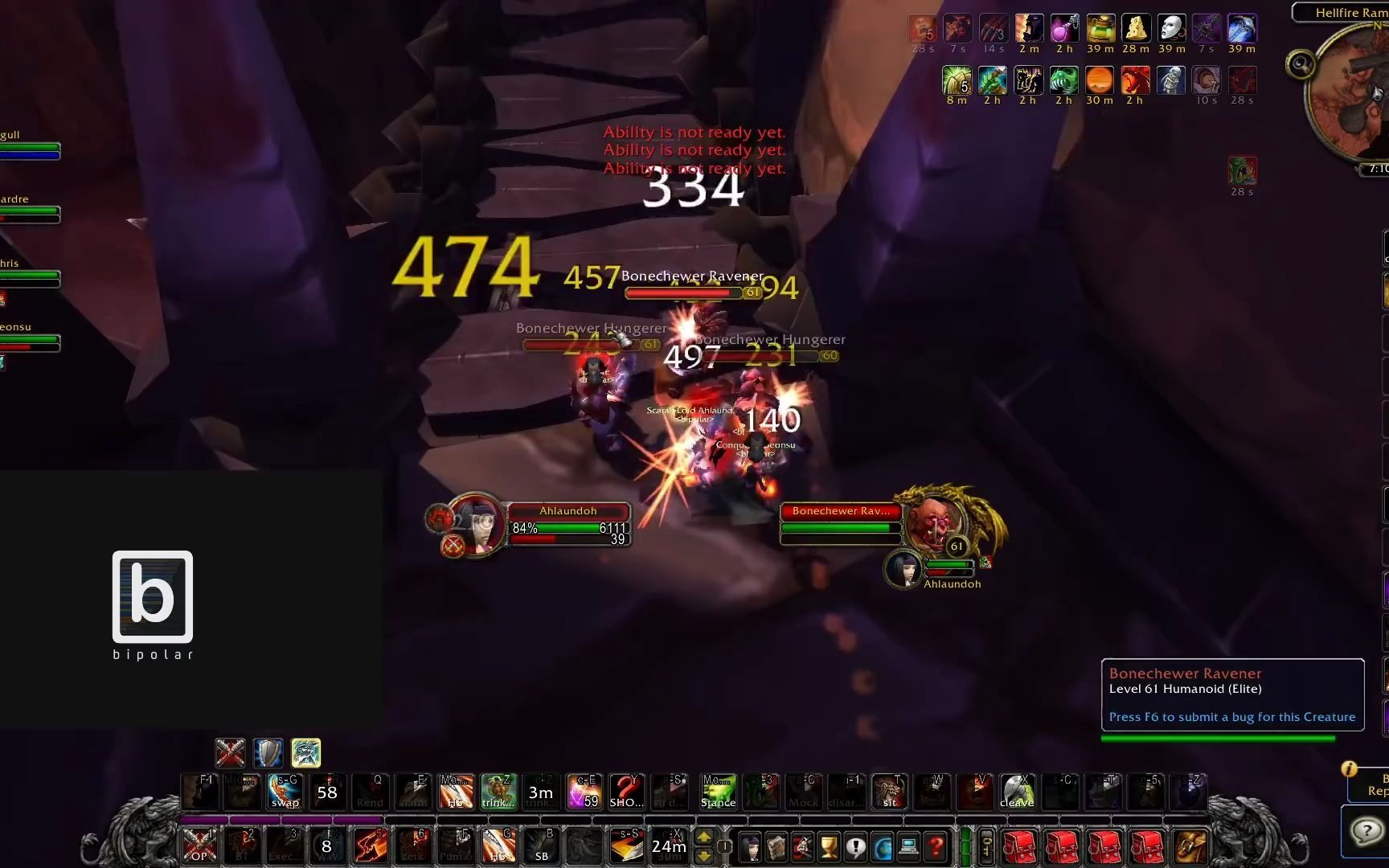 Ahlaundoh 满buff狂暴战7分钟速刷地狱火城墙_哔哩哔哩_bilibili