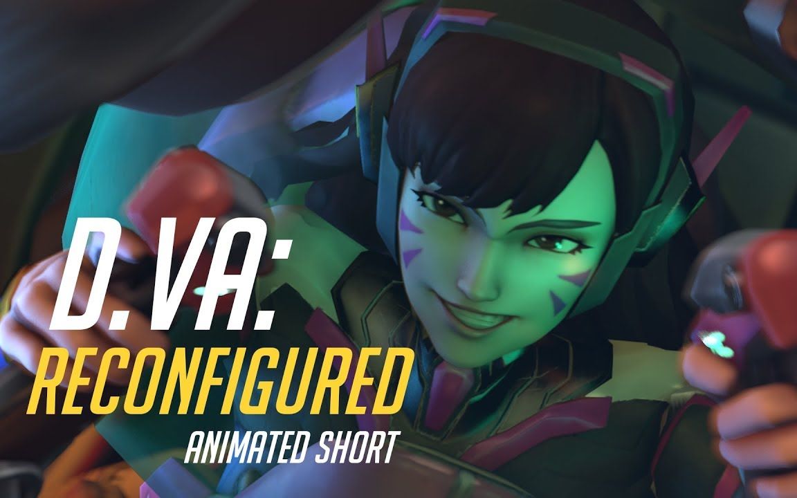 《守望先锋》SFM动画：重做后的D.Va_哔哩哔哩_bilibili