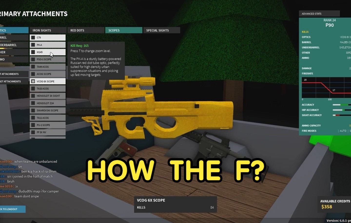 （粉丝配件）你这P90有问题啊！你TM装ACOG X6是吧！_哔哩哔哩bilibili_ROBLOX