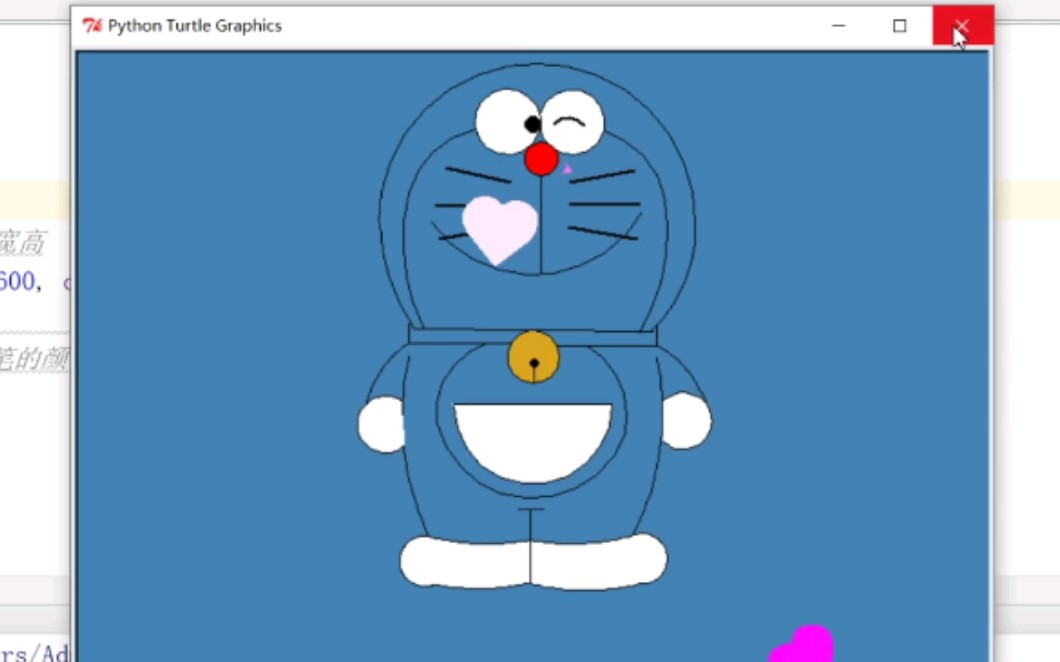 Python画图哆啦a梦 千图网 6527