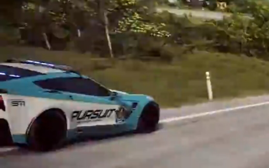 PCPD普通克尔维特警车展示_网络游戏热门视频