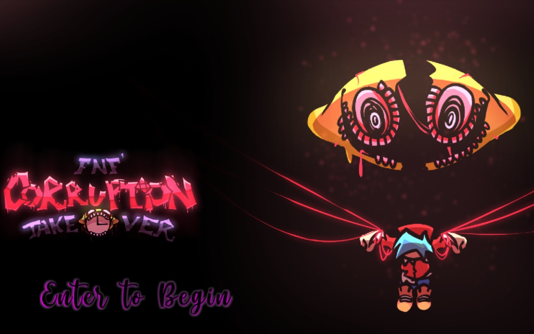 fnf优质模组 - Corruption Takeobor DEMO 全流程_哔哩哔哩bilibili