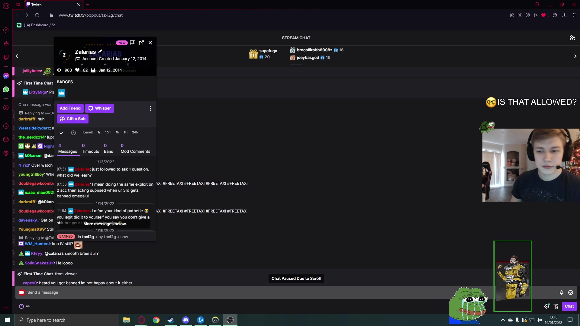 taxi2g 2022.01.17直播录像_哔哩哔哩bilibili