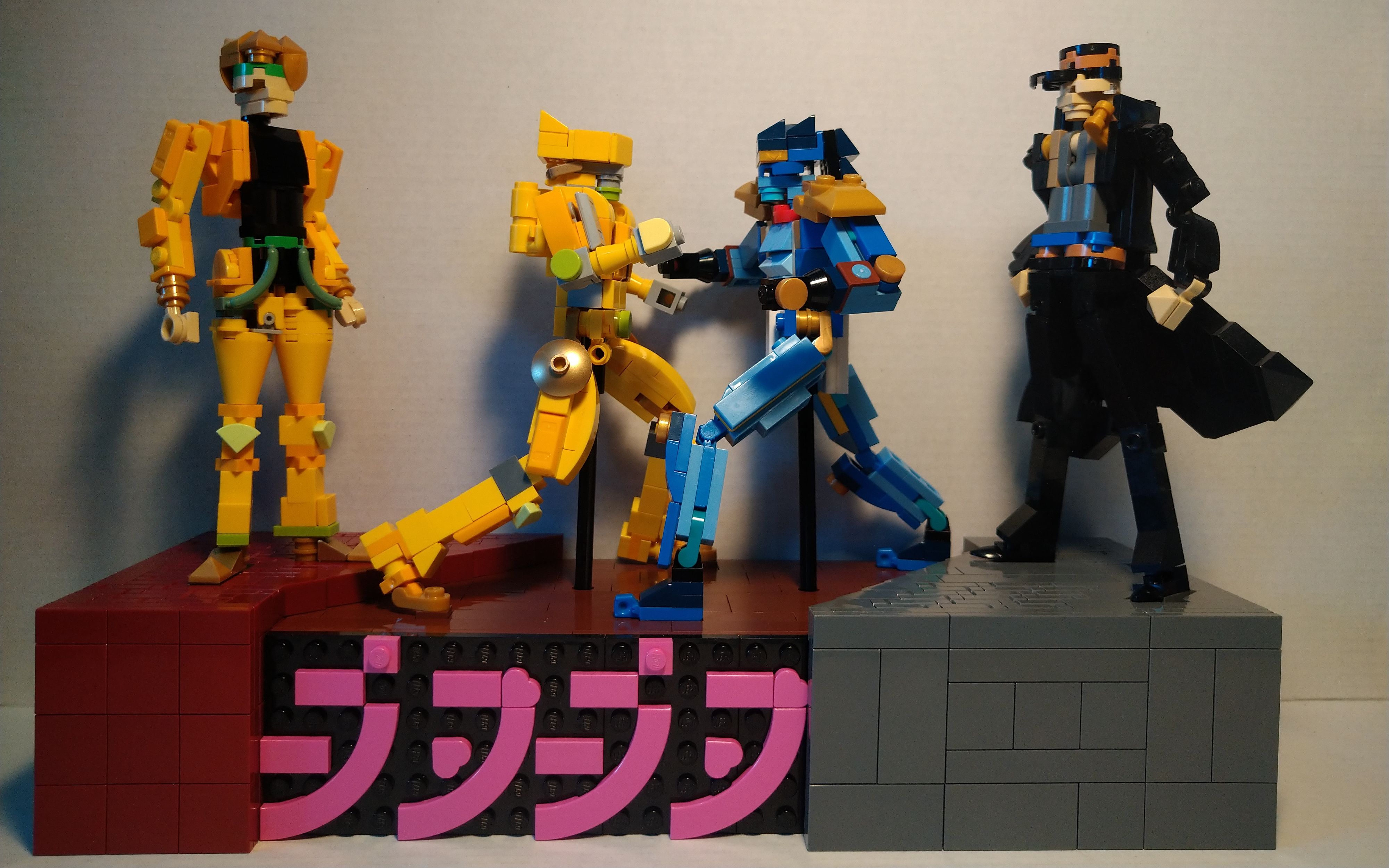 LEGO JOJO！オラオラオラ大木大木 （乐高MOC）_哔哩哔哩_bilibili