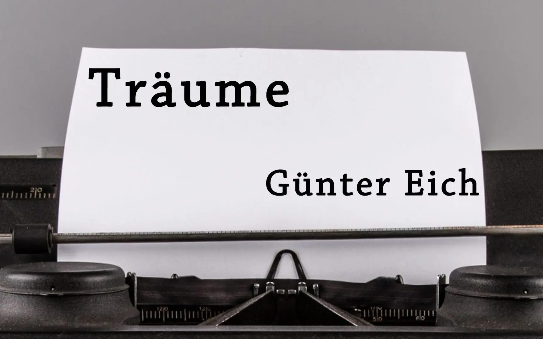 [中德字幕][广播剧]梦 Träume - 君特·艾希 Günter Eich (1950)_哔哩哔哩_bilibili