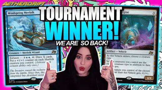 乙太飘移蓝绿大锅人鱼 新系列获得新补强 DFT标准BO3 万智牌MTGA【搬运】_游戏热门视频