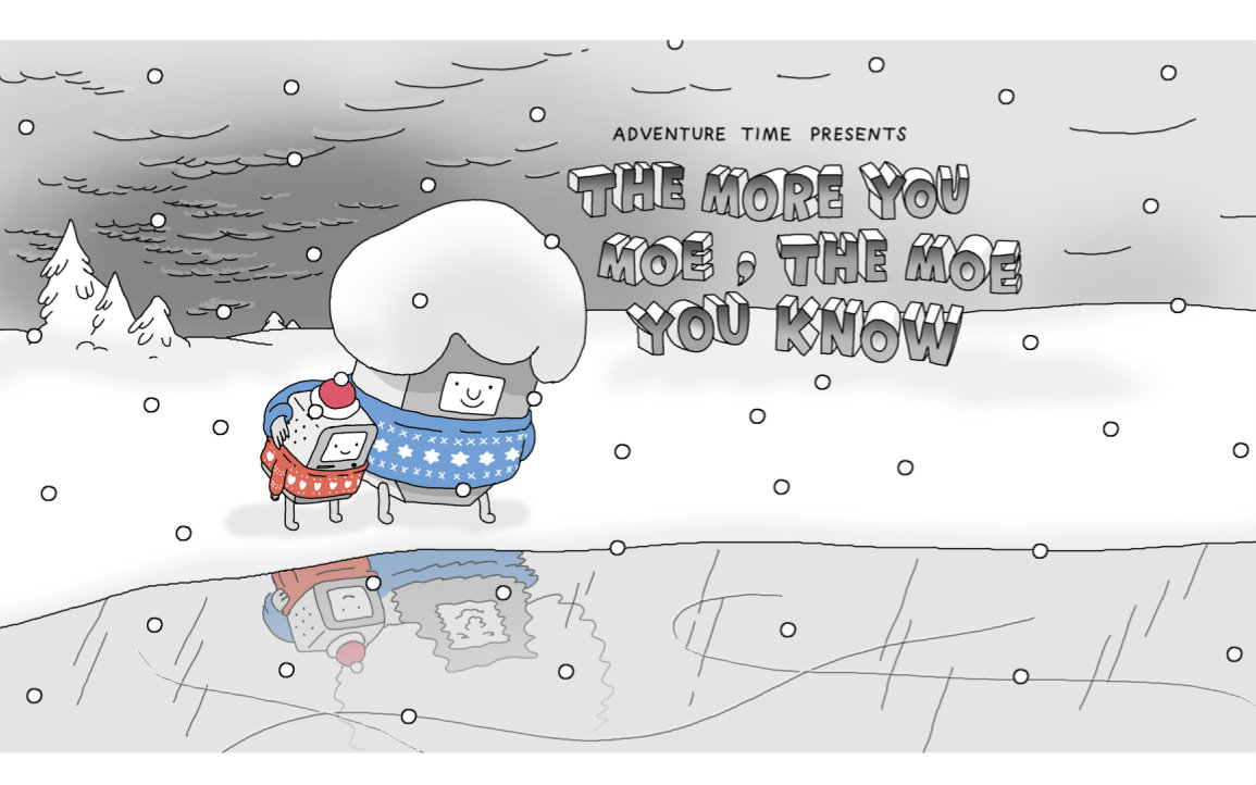 Adventure Time S07E14E15标题卡 - The More You Moe, the Moe You_哔哩哔哩_bilibili
