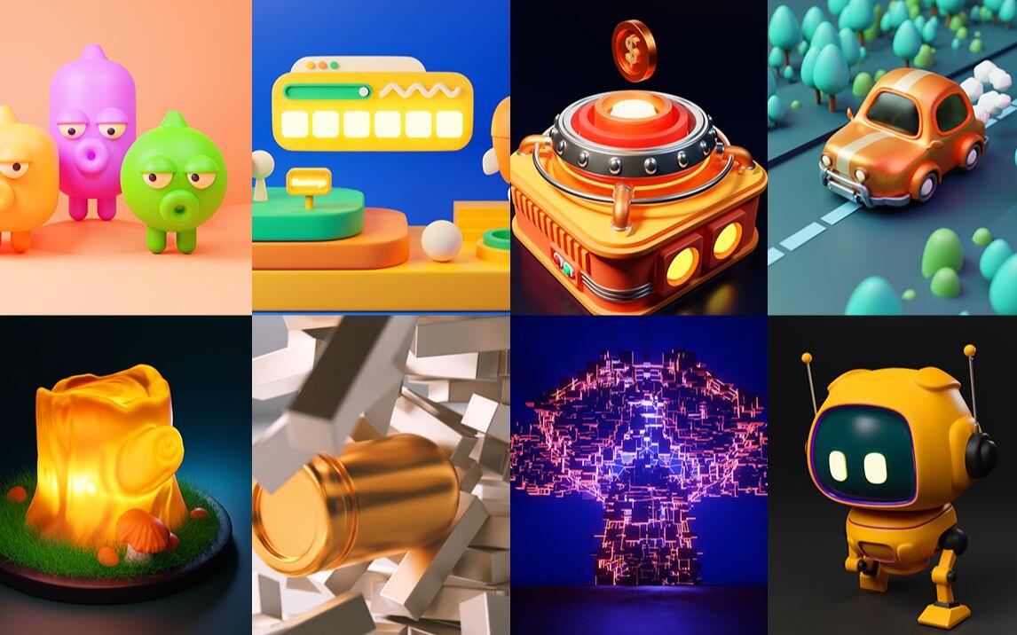 八个案例教程带你从0到1入门blender【已完结】 - 哔哩哔哩