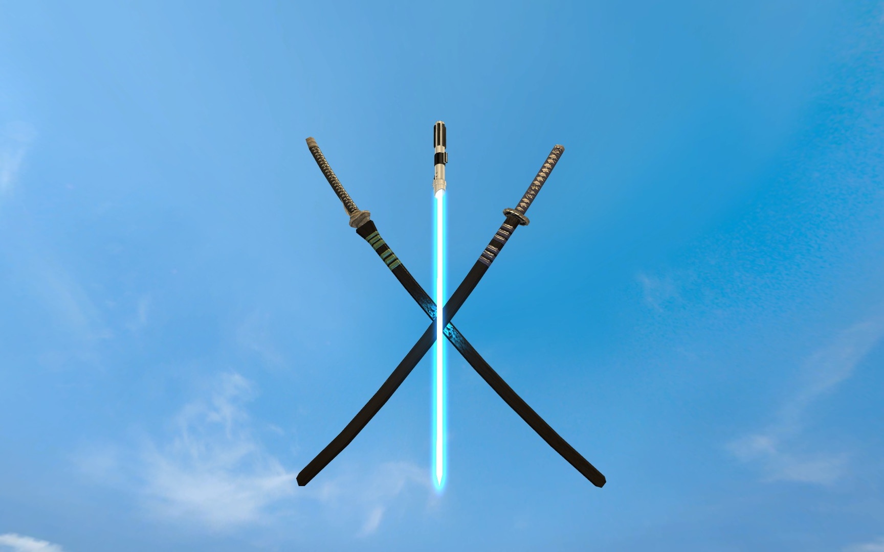 【GMOD】模组推荐：三款刀剑模组_单机游戏热门视频