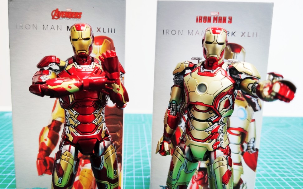 【测评】Comicave钢铁侠 MK42 MK42 75%合金发光_哔哩哔哩_bilibili