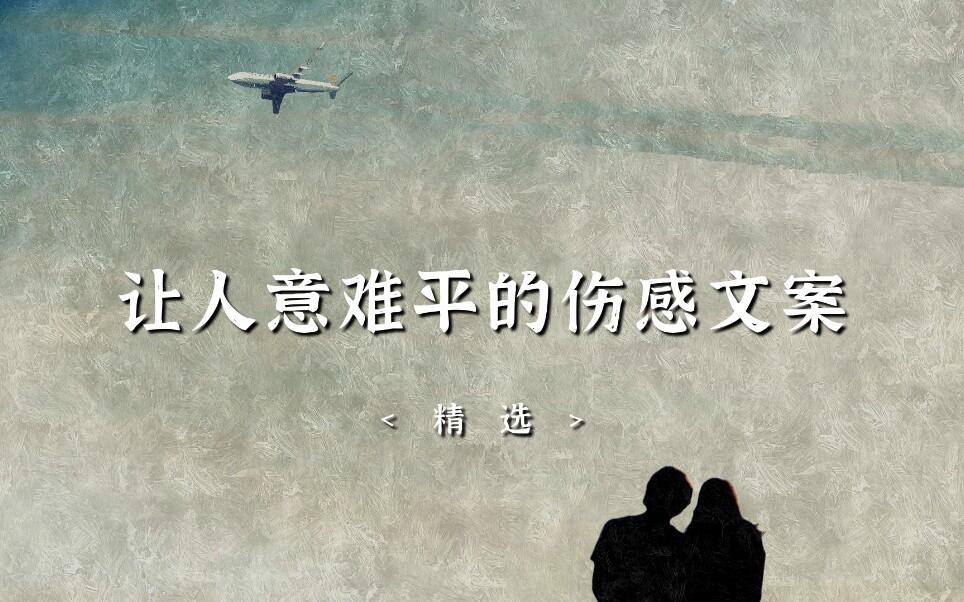 认识就够了,余生就算了。以前打扰了,以后不会了。”让人意难平的伤感文案 哔哩哔哩
