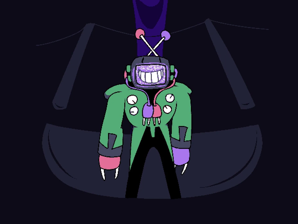 （原作者The_Updator）三角符文第三章Tenna|Deltarune Chapter 3: CATHODE CREW (Vs ...