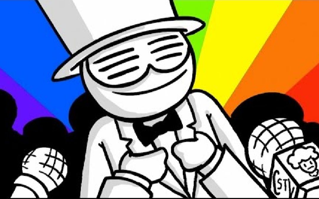 EVERYBODY DO THE FLOP (asdfmovie song)_哔哩哔哩_bilibili