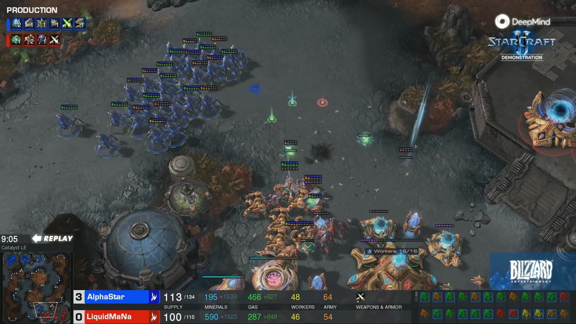 DeepMind人工智能AlphaStar星际2比赛_哔哩哔哩_bilibili