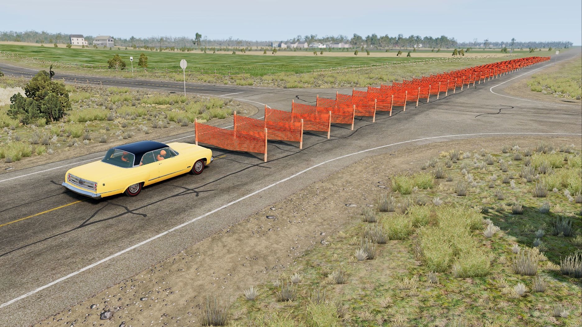 50个网兜减速带，既贴心又安全-BeamNG-TV-BeamNG-TV-哔哩哔哩视频