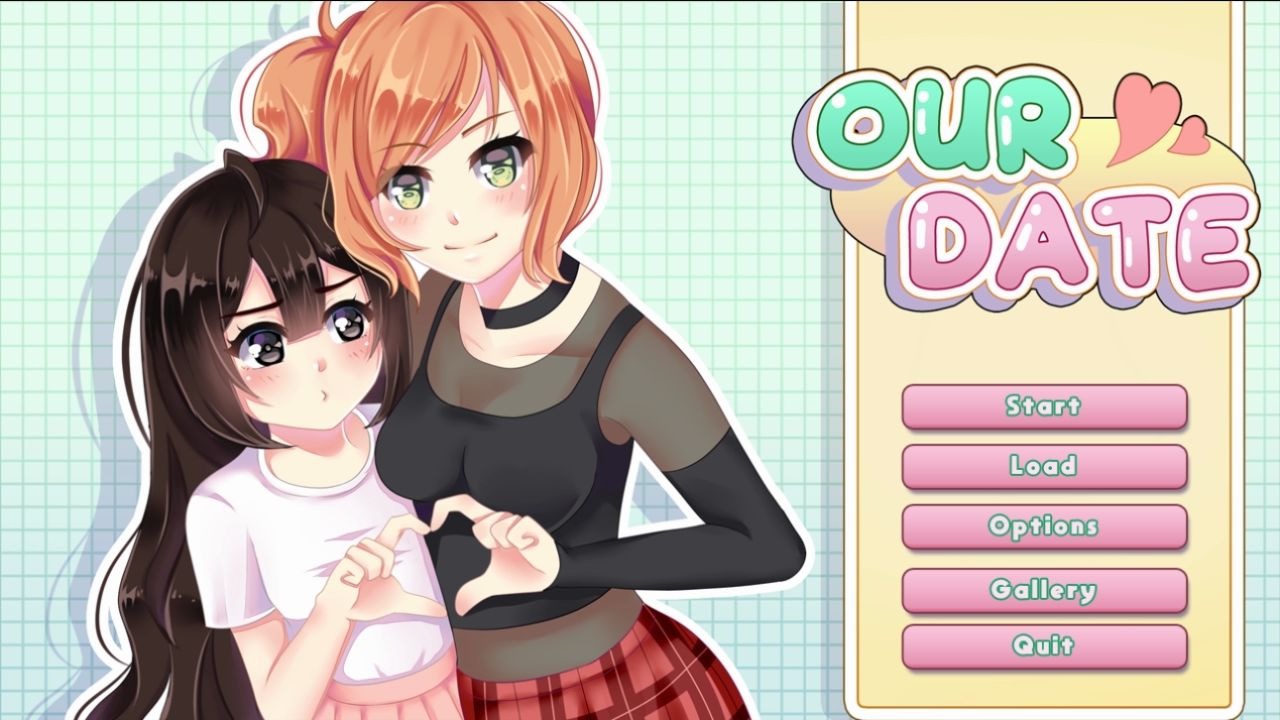 【yuri game】Our Date DEMO_哔哩哔哩_bilibili