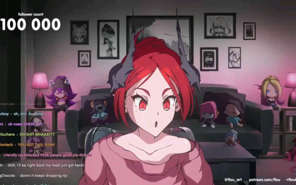 Little动画知名作者@flou_art 10w粉纪念视频