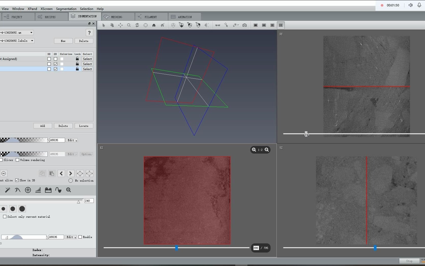 avizo处理CT扫描数据分割有层面的试件_哔哩哔哩_bilibili