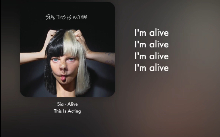 Sia - Alive （Live 2015 Norton Show-吃啊茶cha-好听的歌-哔哩哔哩视频