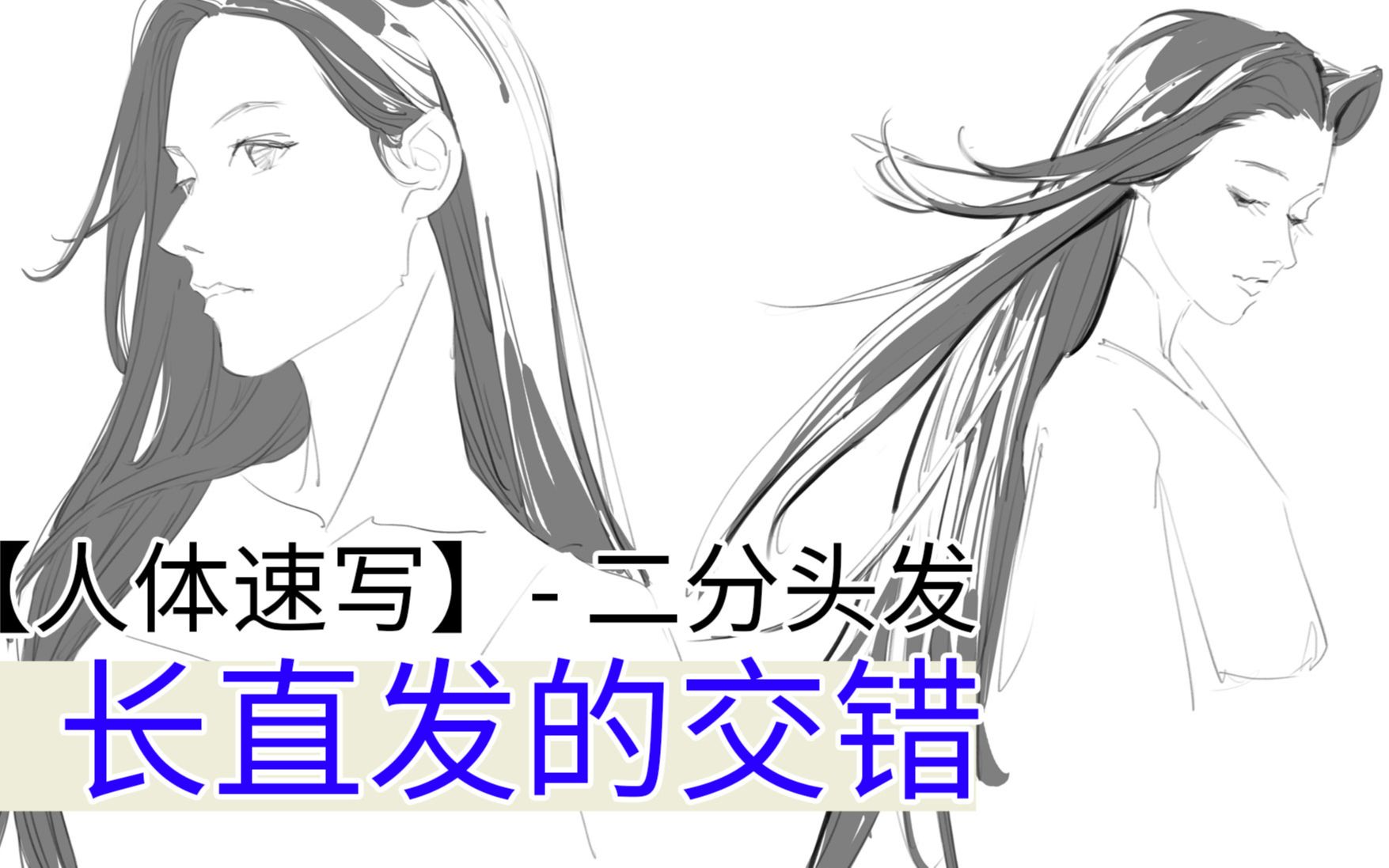 长直发的穿插 二分头发【ASC】人体带练104-ASC-2哥-ASC-2哥-哔哩哔哩视频