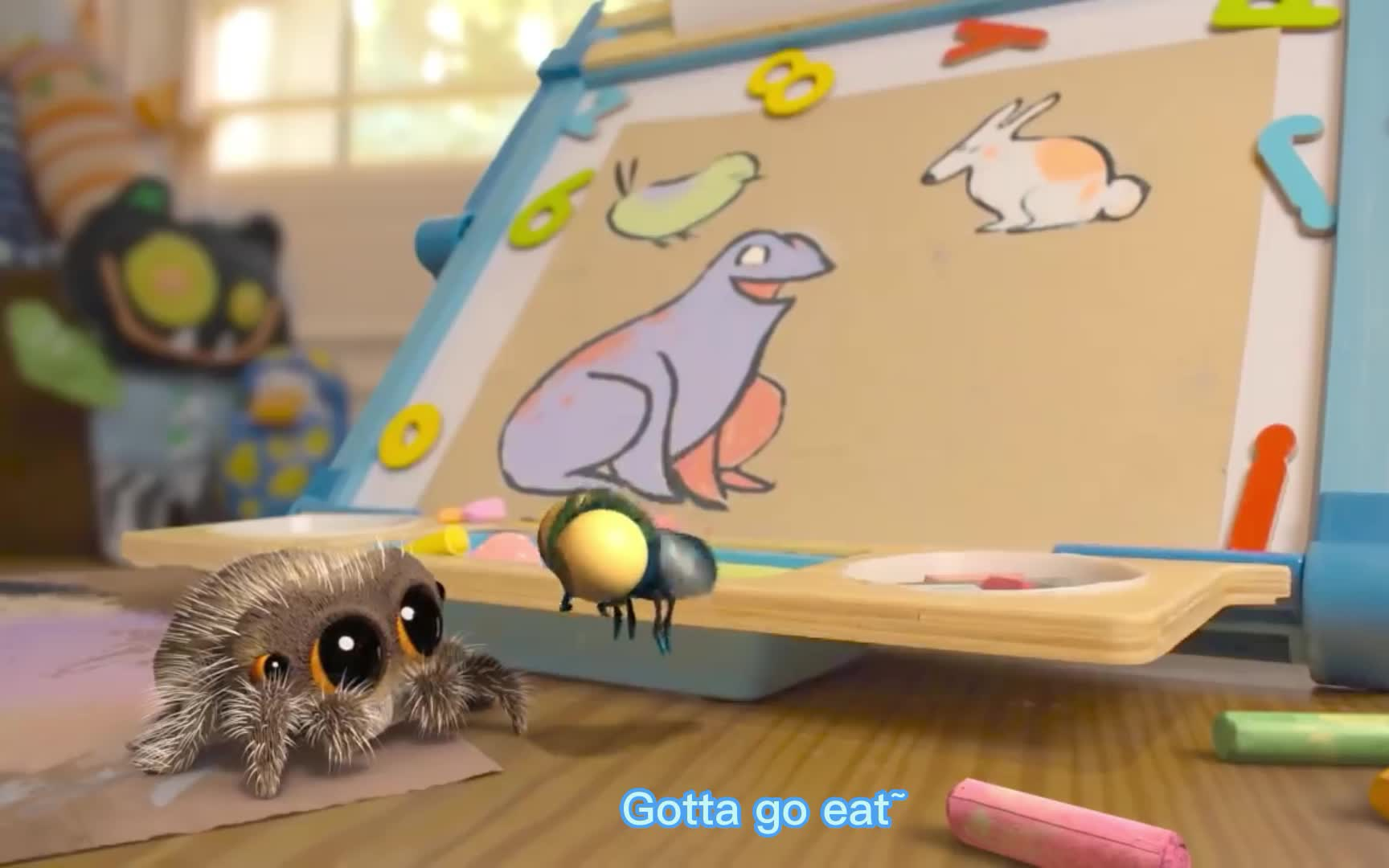 5月28日听力任务 每天三分钟盲听+字幕+填空~跟小蜘蛛卢卡斯学英语~ Lucas the spider~ Drawn Together-英语 ...