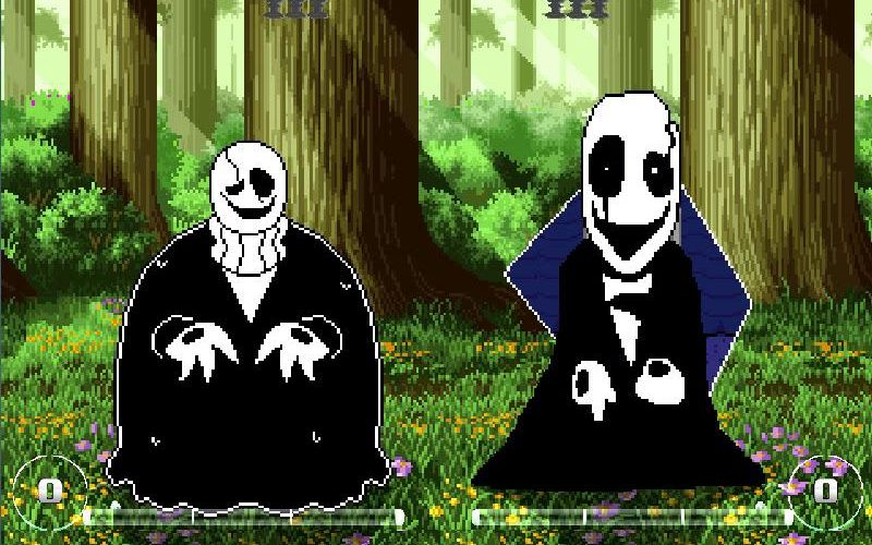 【MUGEN】Underpants Gaster VS Gaster_哔哩哔哩 (゜-゜)つロ 干杯~-bilibili