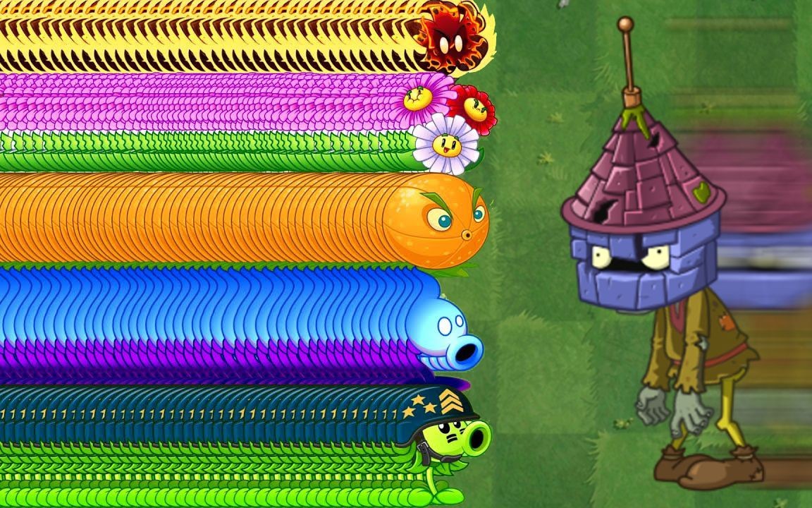 PvZ 2 Challenge - 200 Plants Max Level Vs 6 Custom Castle Zombies ...