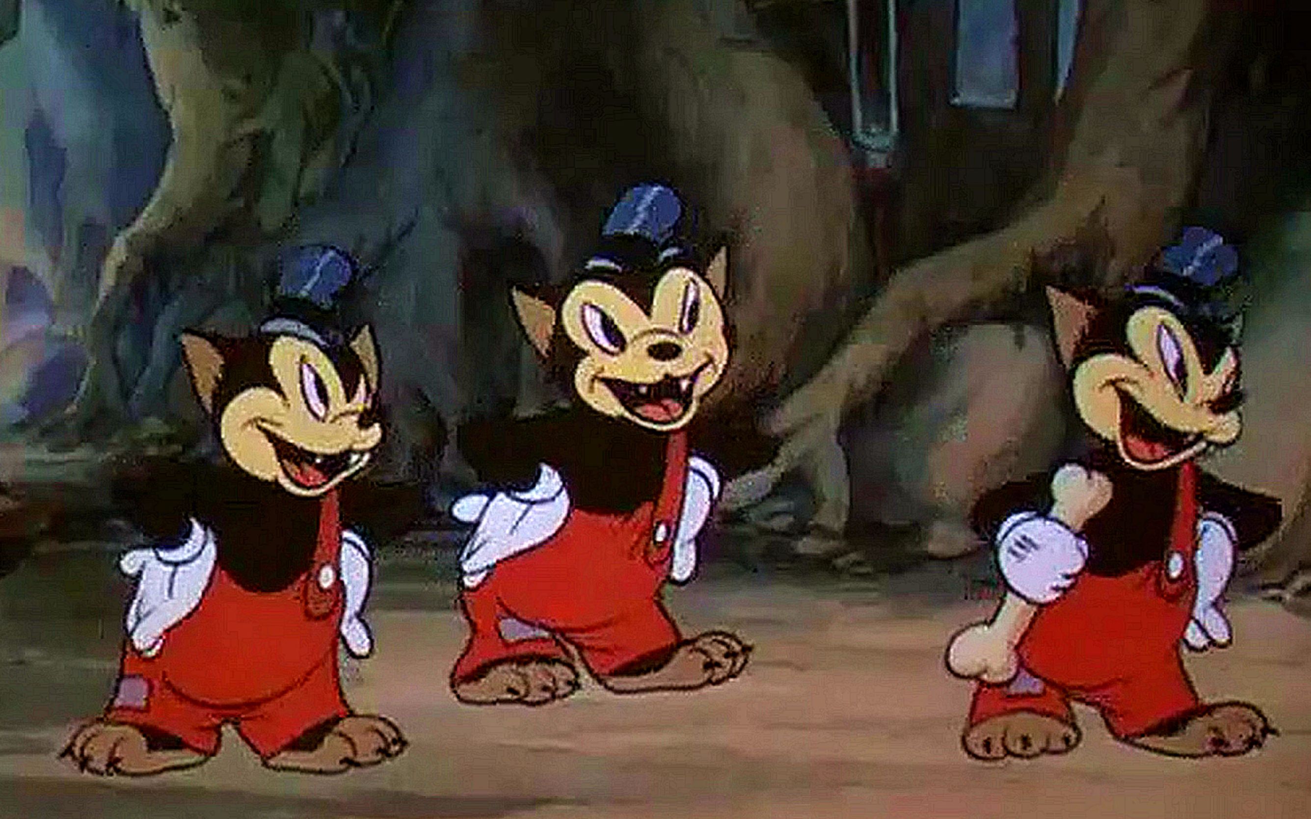 【三只小狼】Three Little Wolves 1936 糊涂交响曲_哔哩哔哩_bilibili