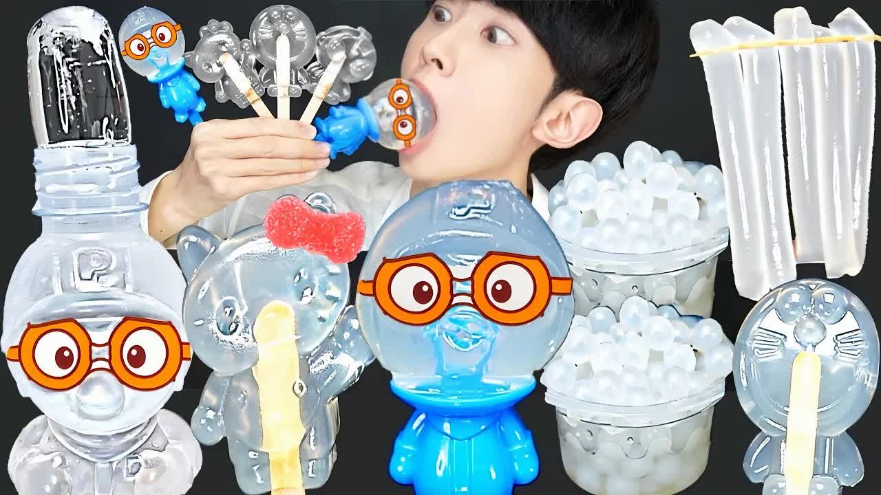 透明的话四舍五入就是没有热量！-吃货JaeYeol宰烈-吃货JaeYeol宰烈-哔哩哔哩视频