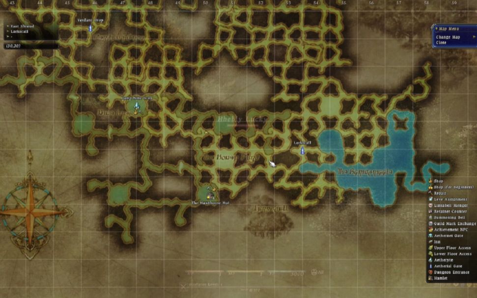 最终幻想14 1.0 黑衣森林东部林区：九藤营地——霍桑山寨——百灵啼——妖精领_哔哩哔哩 (゜-゜)つロ 干杯~-bilibili