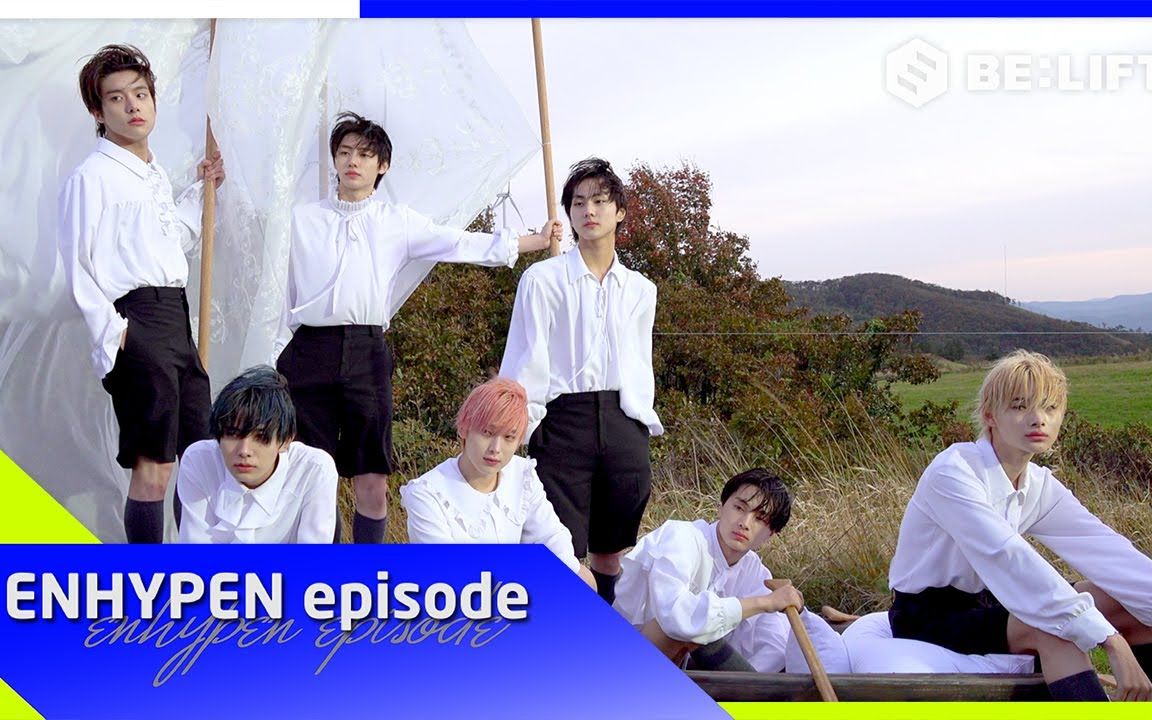 【EN手册中字】220110 [EPISODE] ENHYPEN 'DIMENSION : ANSWER' 封面拍摄sketch_哔哩哔哩 ...