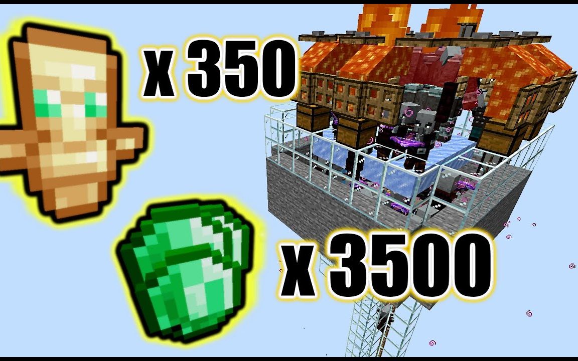 【MC】简易掠夺者农场（3500绿宝石/小时）【Rays Works】_哔哩哔哩_bilibili