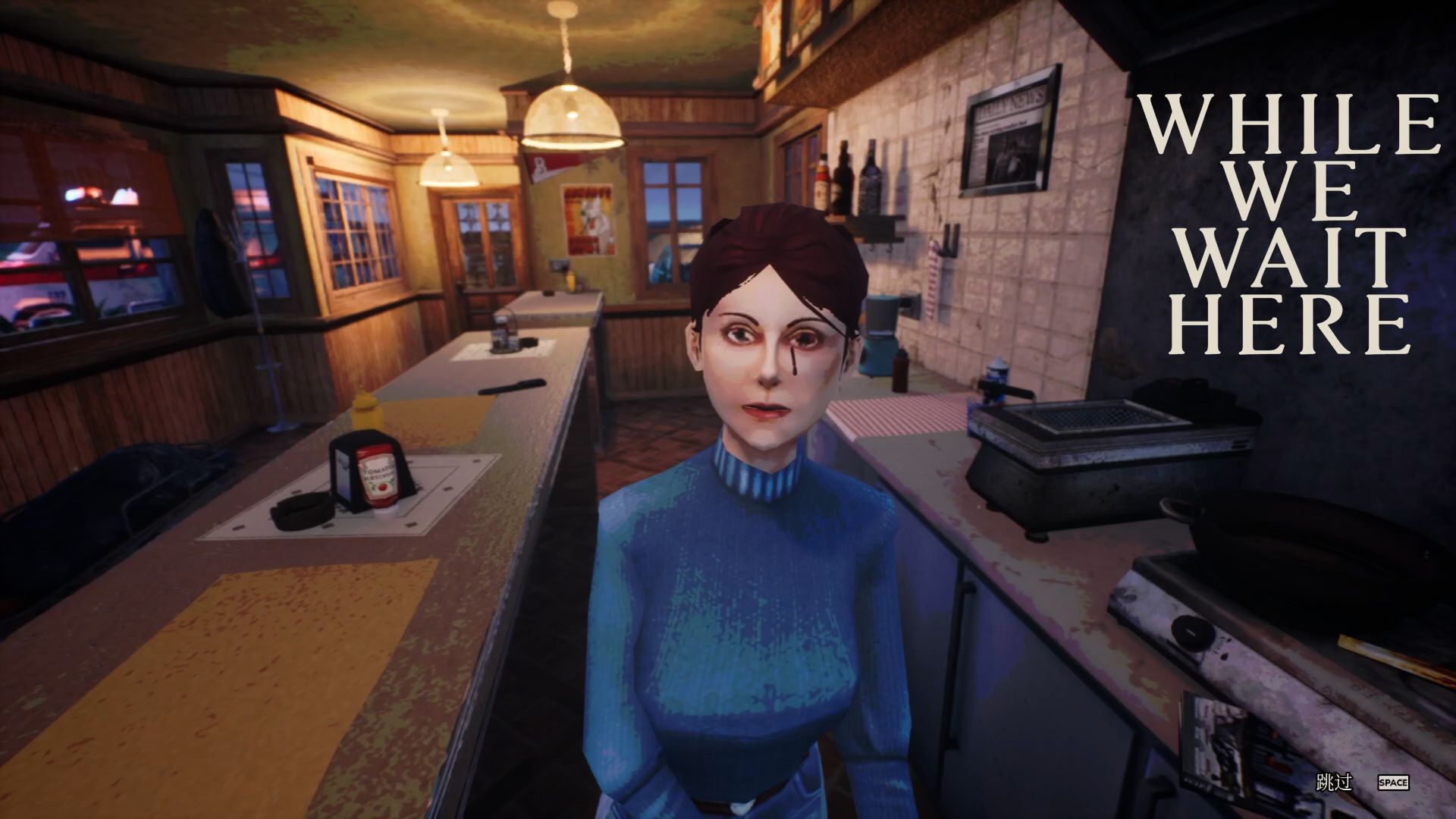 表面温馨的餐厅里隐藏着可怕的秘密！全网首发《While We Wait Here》正式版 全流程攻略解说-友利奈绪大魔王丶-友利奈绪大魔王丶 ...