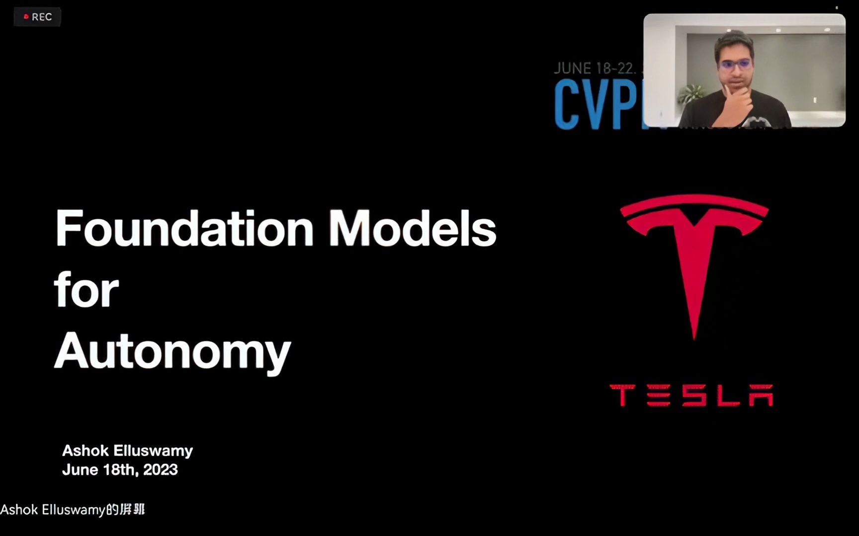 Tesla Foundation Models for Autonomy - CVPR2023 Workshop-智车Robot-智车 ...