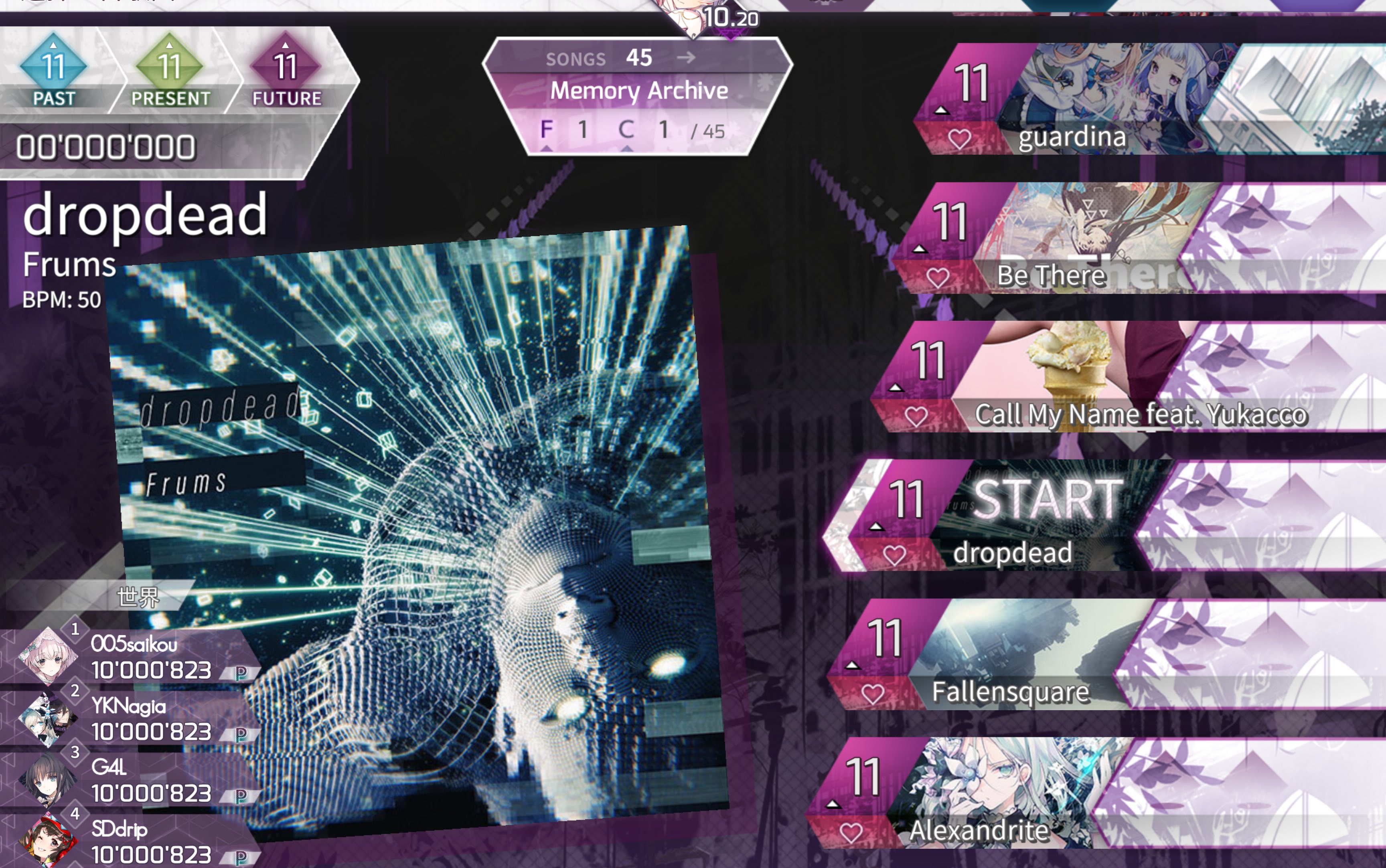 【Arcaea】2021愚人节限定曲目 《overdead.》 谱面预览 - 视频下载 Video Downloader
