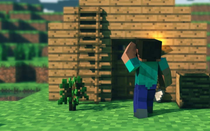 (C4D)MC动画－Home sweet home_哔哩哔哩_bilibili