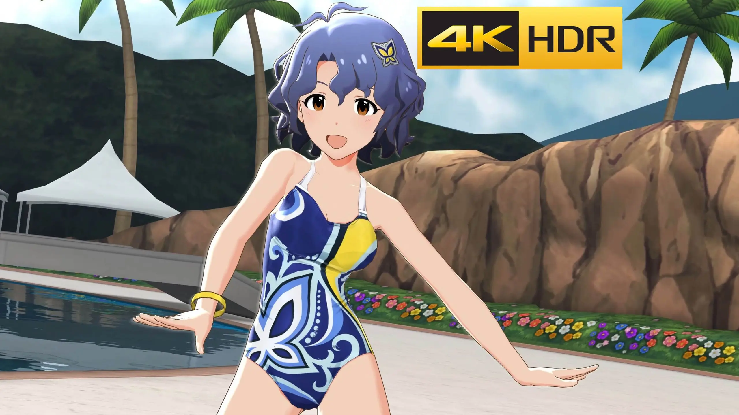 4K HDR「Hug a nice day!」(活动水着)【偶像大师百万现场MLTD MV】_哔哩哔哩_bilibili
