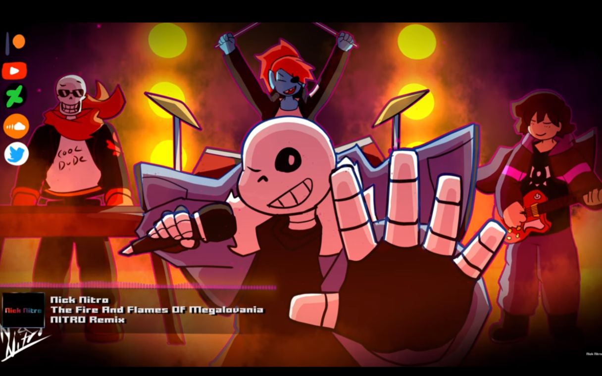 Nick Nitro - "The Fire And Flames Of Megalovania" NITRO Remix_哔哩哔哩_bilibili