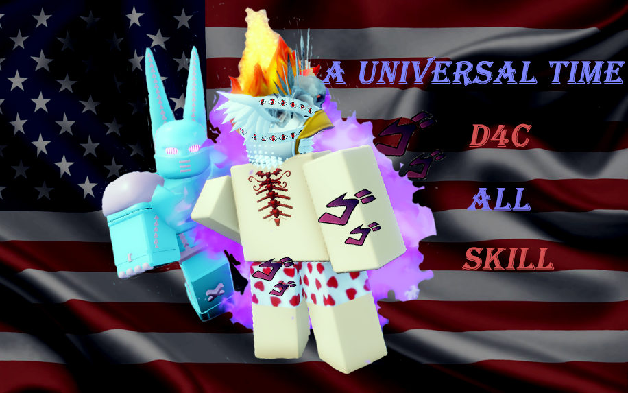 Roblox AUT(A Universal Time)D4C技能演示_哔哩哔哩bilibili