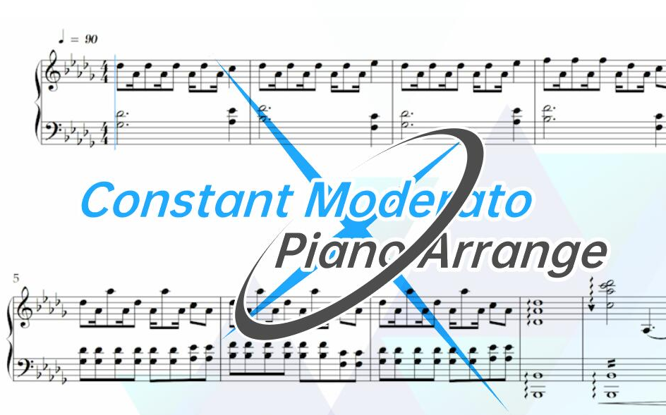Constant Moderato Piano Arrange ~ Blue Archive自制谱 - 哔哩哔哩