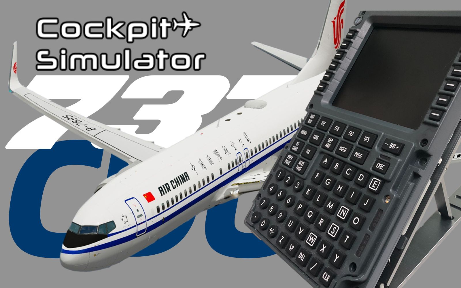 玩一台737实体CDU：Cockpit Simulator 波音CDU外设【飞行外设评测】_哔哩哔哩_bilibili