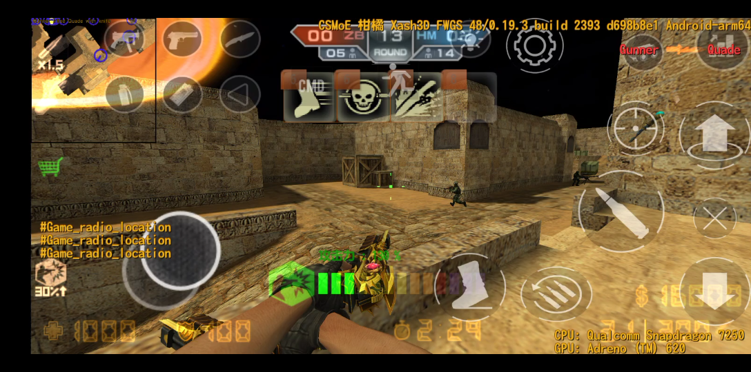 csmoe此枪加此刀，我已经无敌了 pc安卓都有_哔哩哔哩bilibili_CS1.6_第一人称