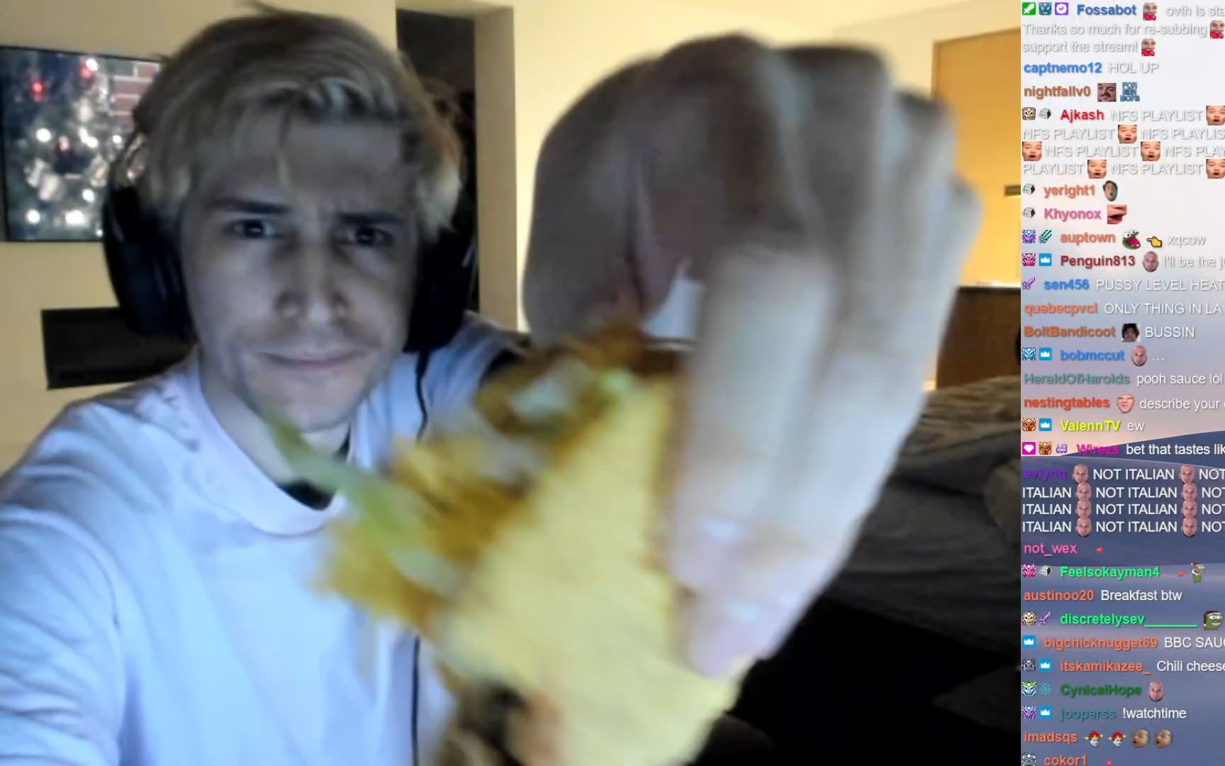 xQc展示美味Taco_哔哩哔哩_bilibili