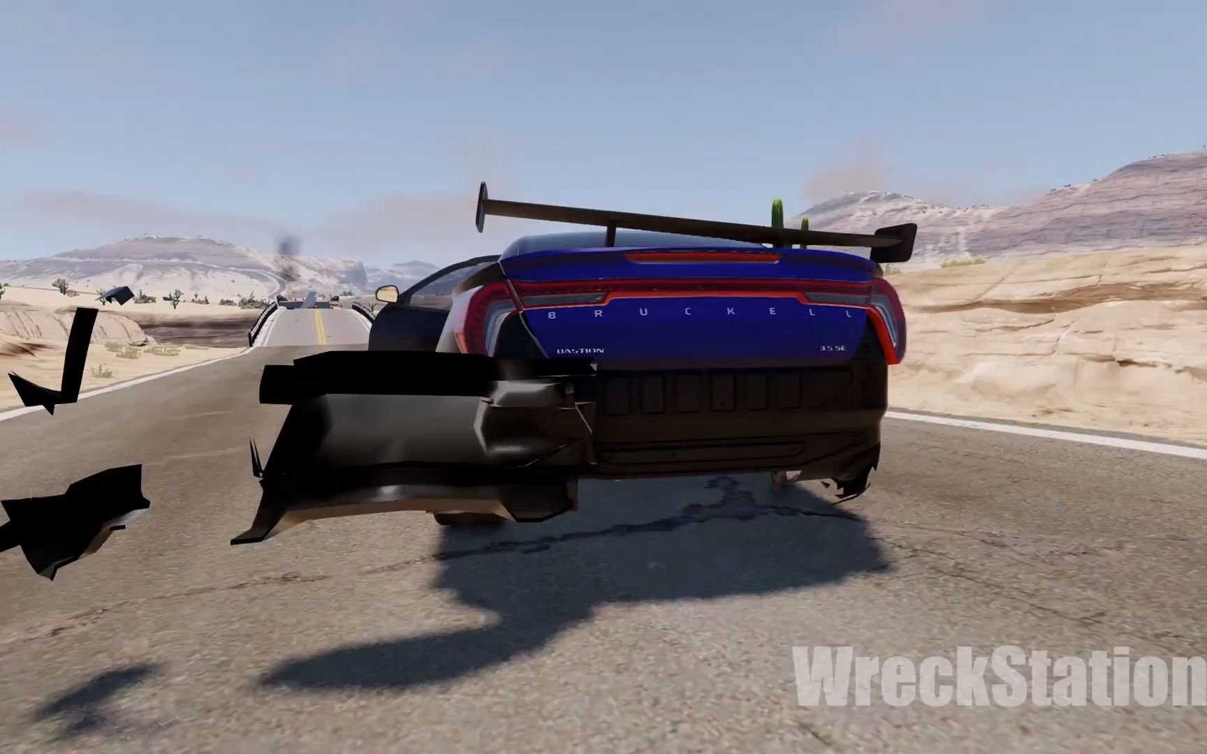 警用钉刺带车祸#48 - Beamng drive - WreckStation_单机游戏热门视频