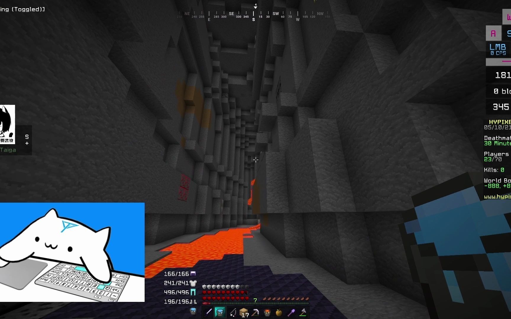 当uhc1星小萌新欧皇开局挖出钻套并在死斗拿下个人生涯首杀还差点赢了_哔哩哔哩_bilibili