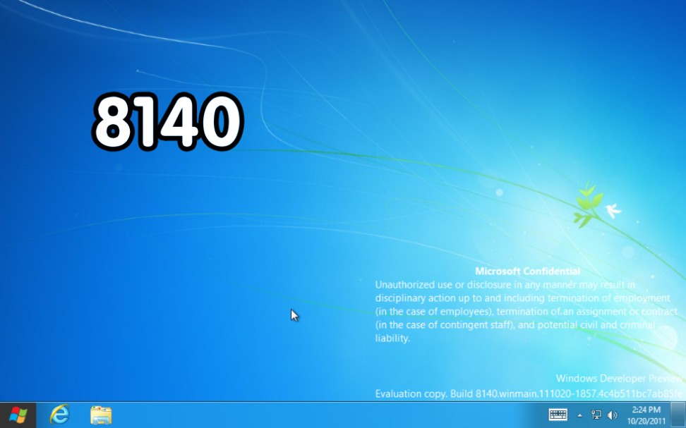 【转载+下载链接】今年泄露的Windows 8 Build 8140 系统体验_哔哩哔哩_bilibili