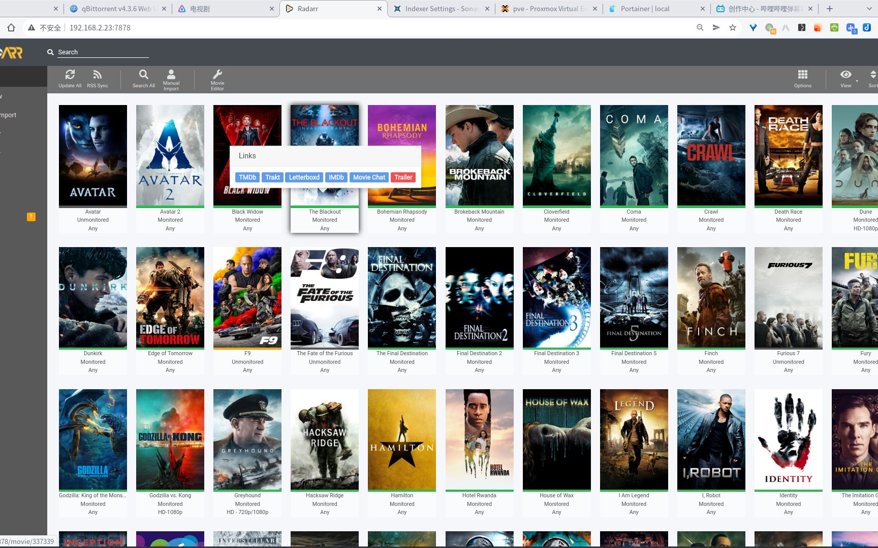 影音全自动 - jellyfin - radarr - sonarr - jackett - bt_哔哩哔哩_bilibili