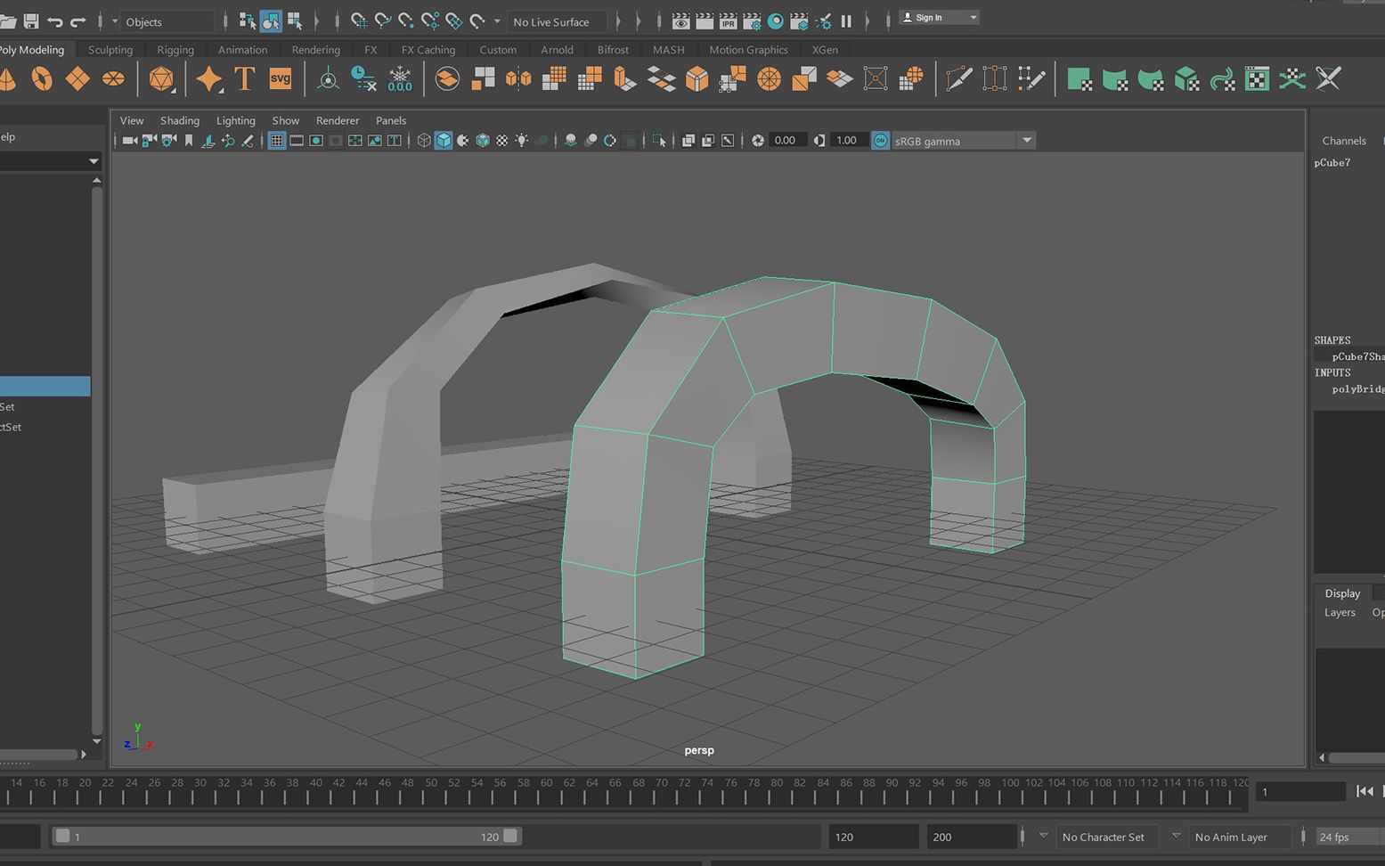 Maya基础教程：怎么使用桥接命令？_哔哩哔哩_bilibili