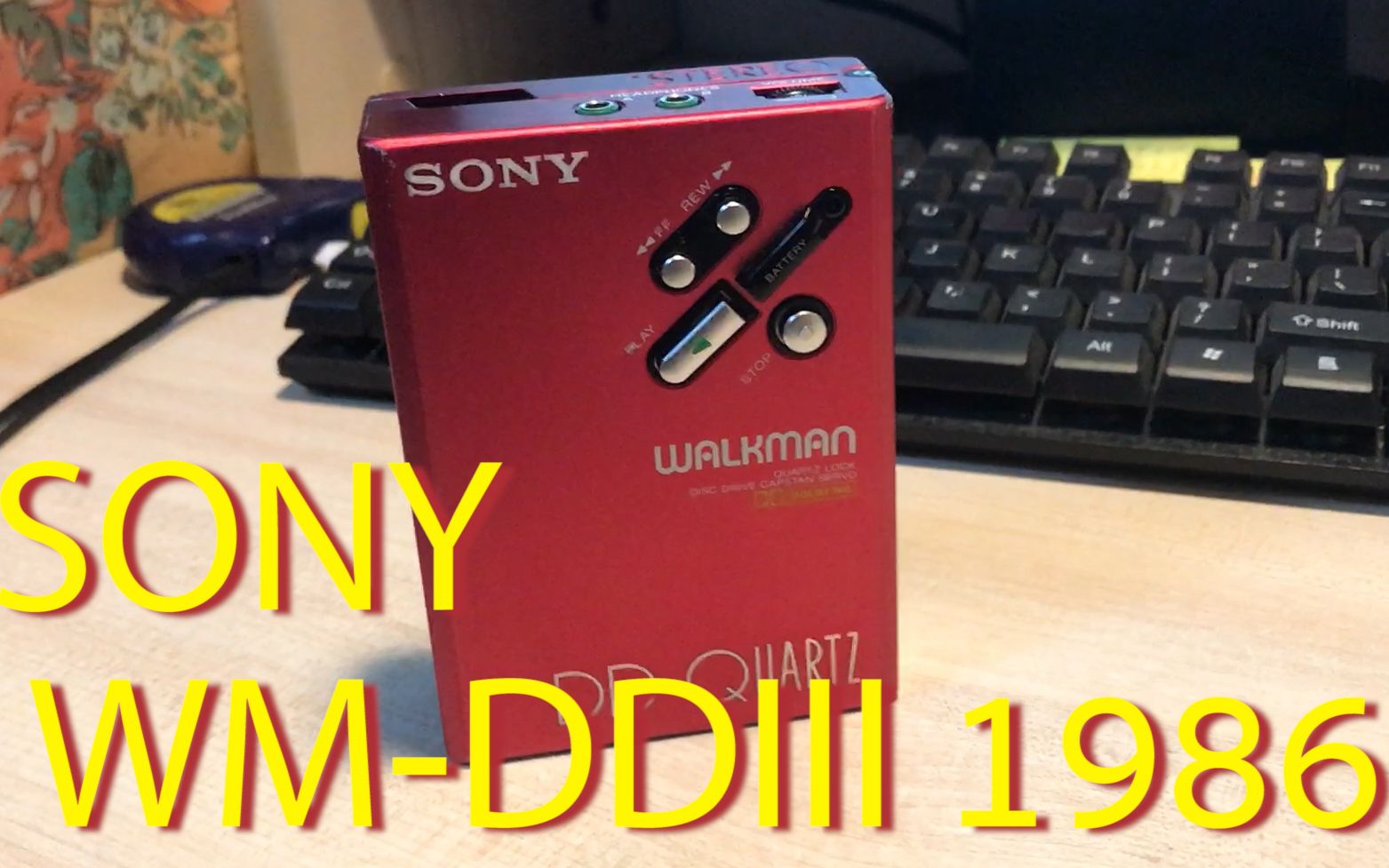 《walkman栋梁说》 第三期 索尼WM-DD3磁带随身听_哔哩哔哩_bilibili